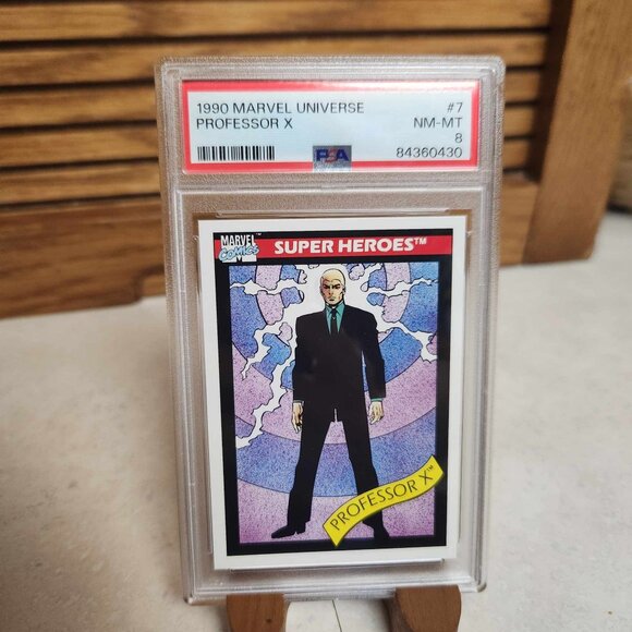 Marvel | Toys | 99 Marvel Universe Professor X 7 Psa 8 | Poshmark